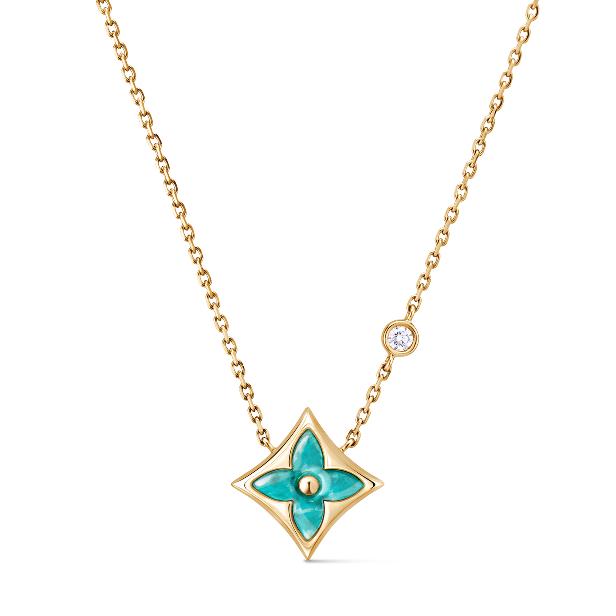 LV项链与吊坠-玫瑰金-玛瑙-18K金-钻石项链与吊坠-女士| 路易威登LOUIS VUITTON官方线上旗舰店